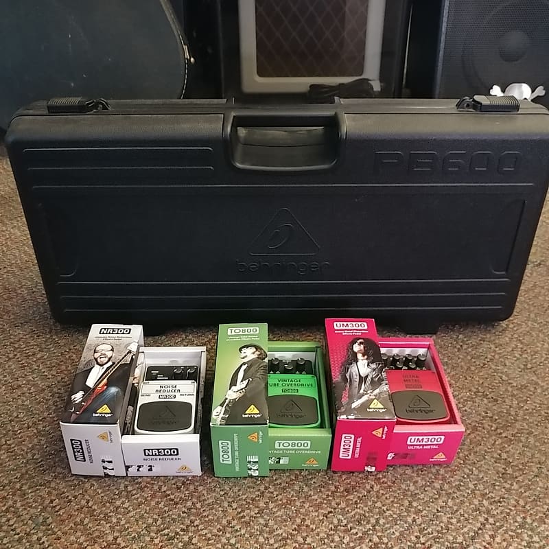 Behringer PB600 Pedal Board/Case Bundle - Including 3 | Reverb