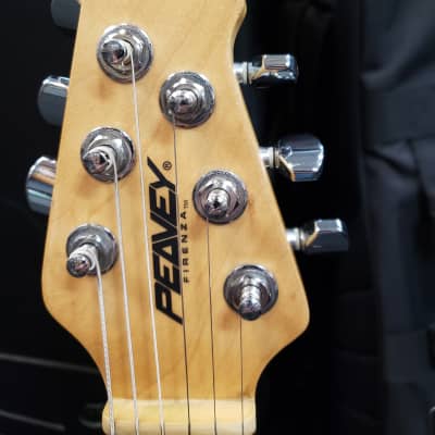 Peavey USA Firenza Double Cutaway P90 Transparent Cherry | Reverb