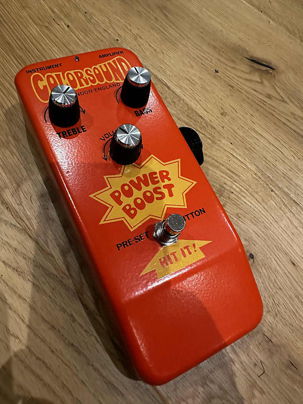 Coloursound Power Boost (Jake Rothman) 2023 - Orange on | Reverb UK