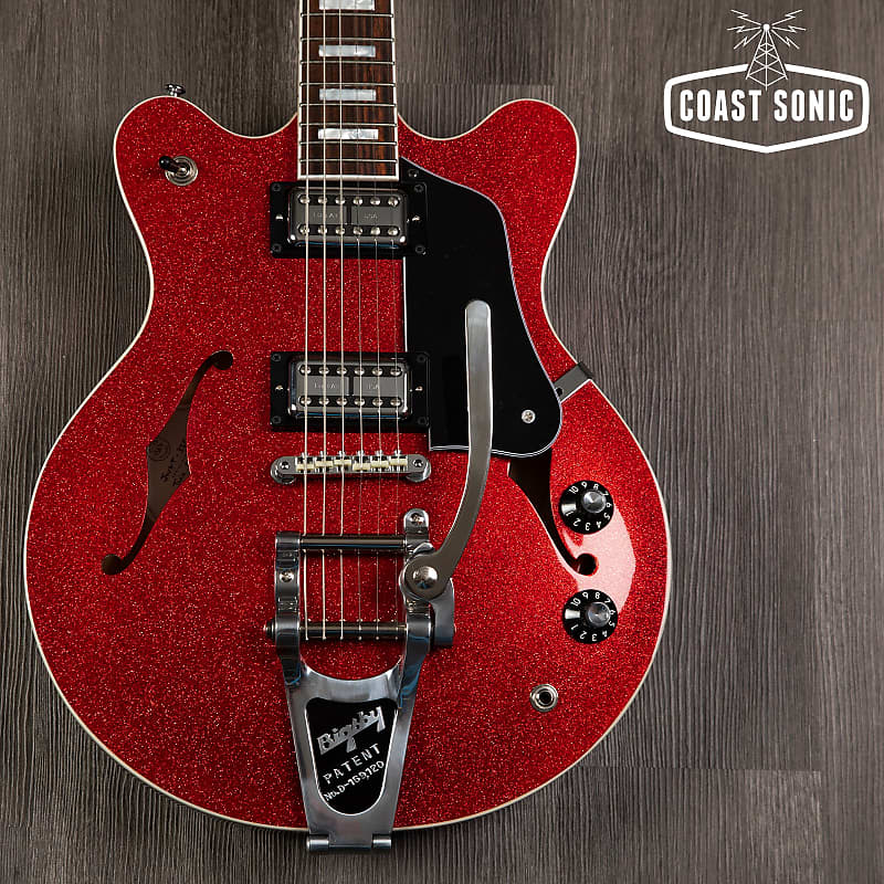 Josh Williams Guitars Stella Carve Top Twin Red | Reverb Australia