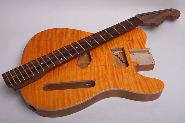 BYOGuitar Finished Tele Body with Beautiful Pau Ferro Strat | Reverb