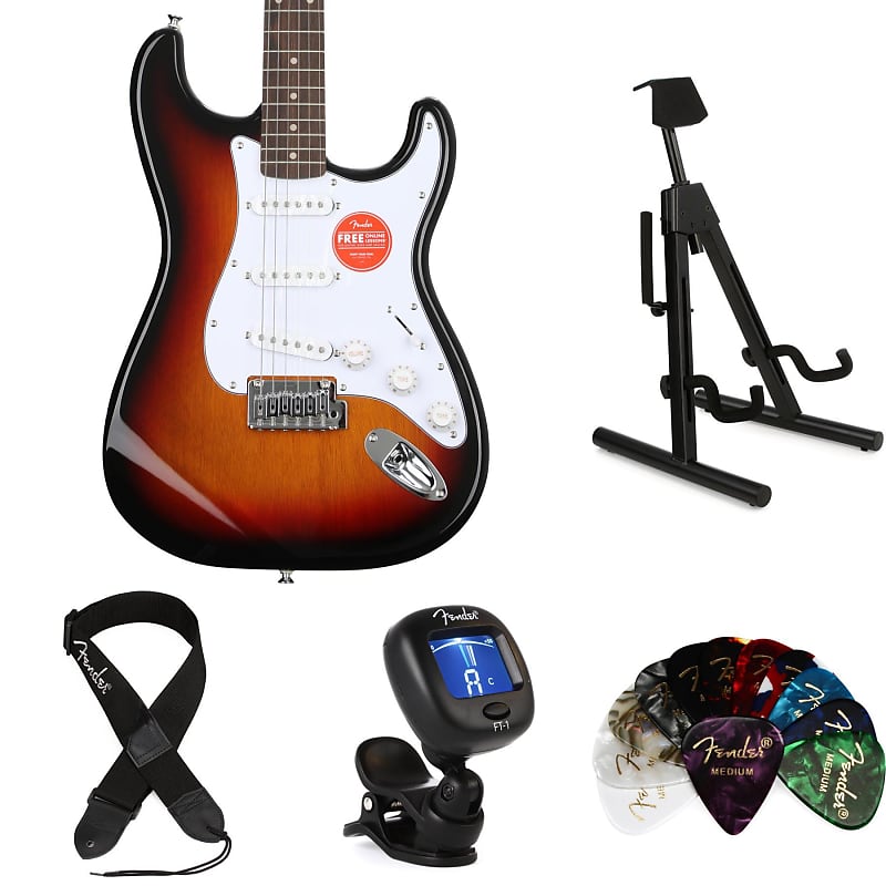 Squier Affinity Stratocaster Essentials Bundle - 3-color | Reverb