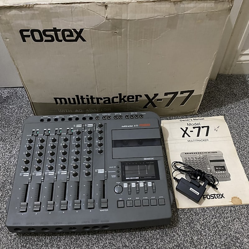 [Rare] Fostex X77 Hi-speed Multitracker 4 Track Cassette | Reverb