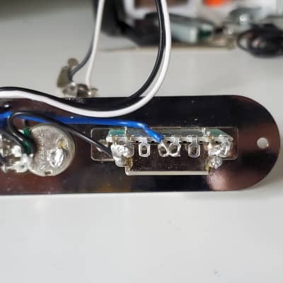 Pre-wired Telecaster style control plate with 3 way switch | Reverb