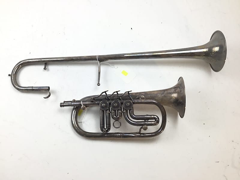 Used Moennig Eb Top Action Rotary Cornet, 2 Bells | Reverb UK
