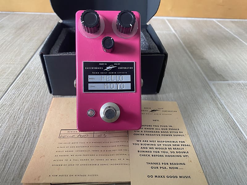 Kaisertronics 'Hello Moto' - Hand-wired Silicon Fuzz Motorola | Reverb