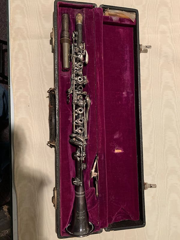 Supertone Silverplate S/N B6433 Old Clarinet 1920-1940 | Reverb