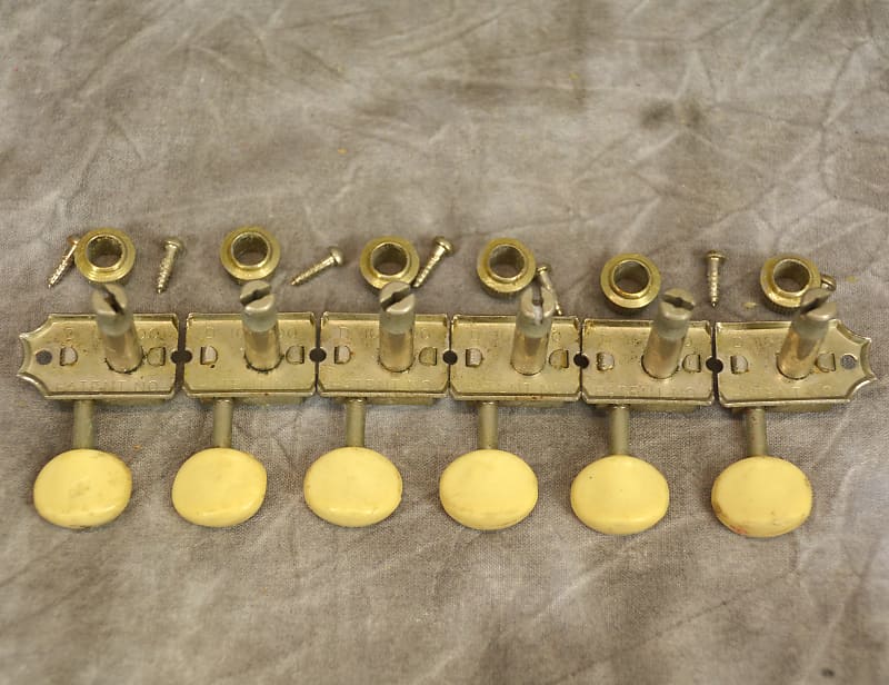 Vintage 1964 FENDER Kluson Deluxe D-169400 Tuner Set | Reverb