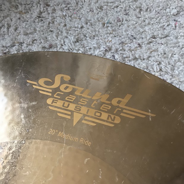 CRACKED Meinl Soundcaster Fusion 20in Ride | Reverb