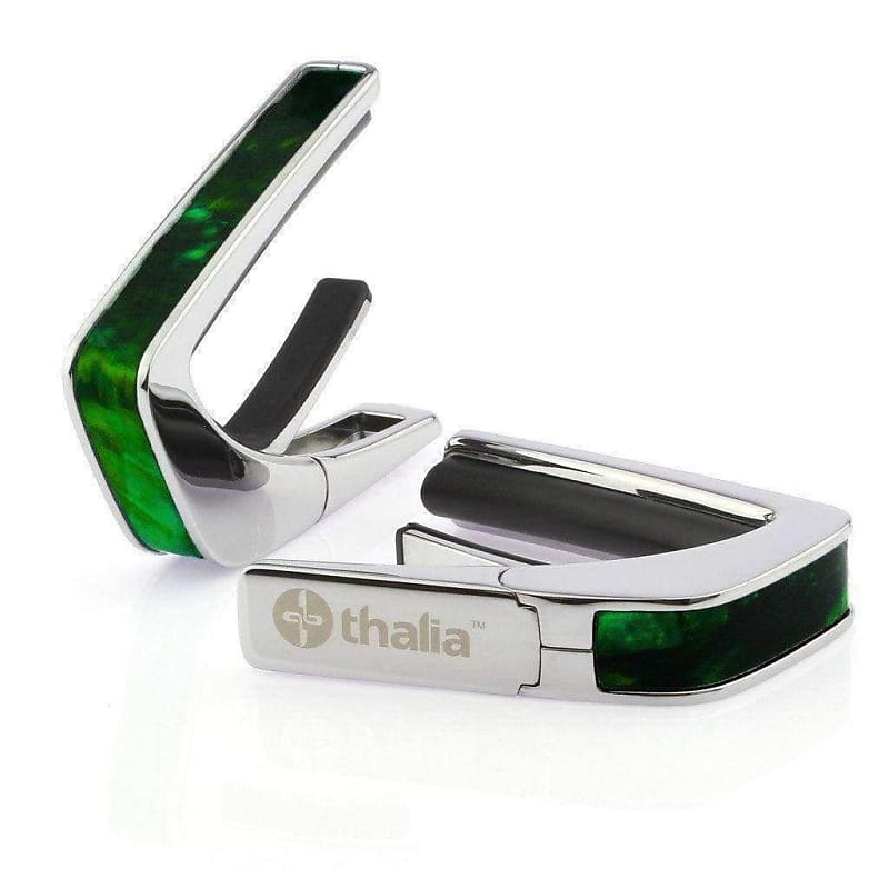 Thalia Capos - TH-CC200-GW - Guitar Capo w/ Green Angel Wing | Reverb