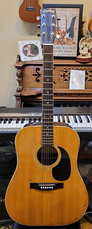 Carlos Model 260 Dreadnought Acoustic Guitar 1980-1985 | Reverb