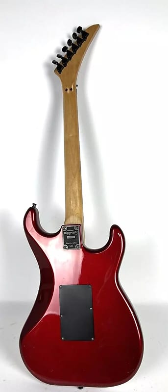 1980s Kramer Focus 3000 Candy Apple Red Lefty Electric Guitar | Reverb