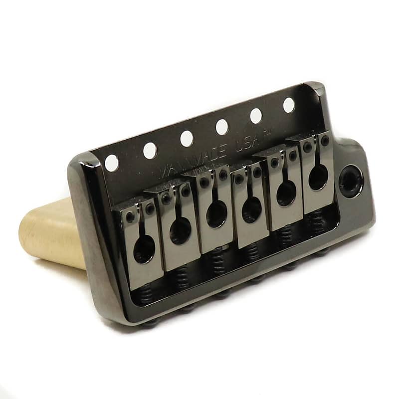 MannMade USA Tremolo Bridge - Black Nickel - fits PRS style | Reverb