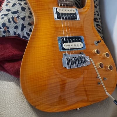 Warmoth Soloist 2000 AMBER | Reverb