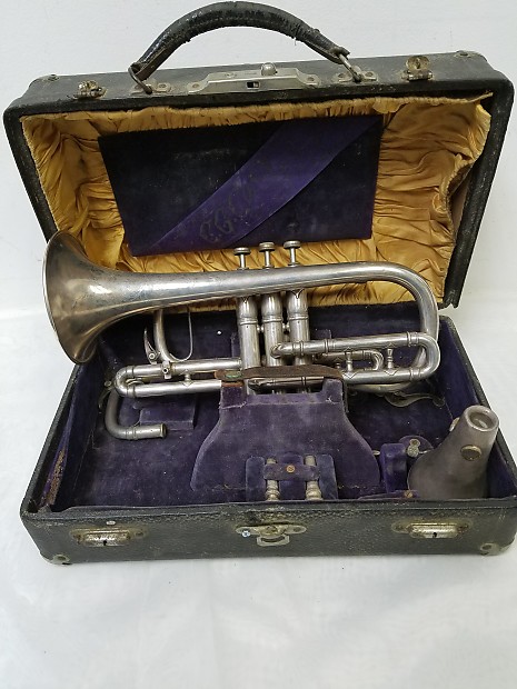 1905 C.G. Conn Conn-Queror Bb/C Cornet | Reverb