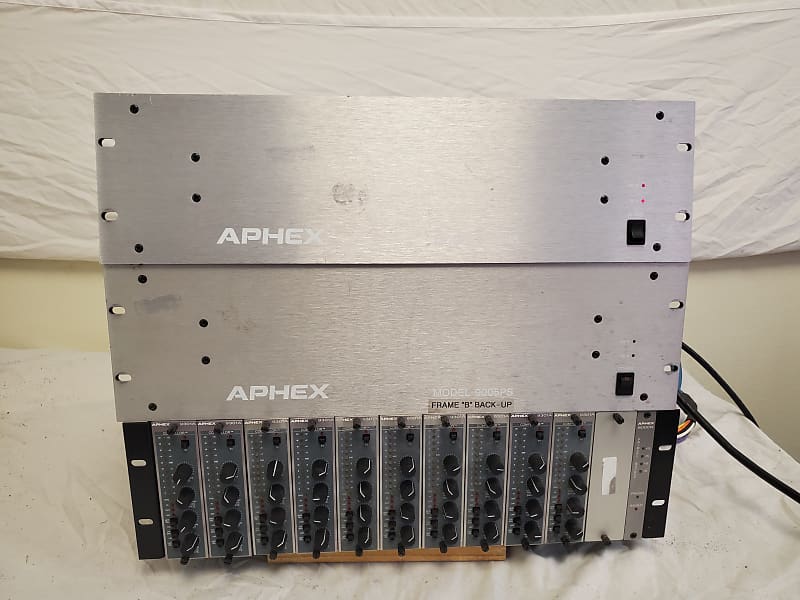 Aphex 9000R Rack w 10- 9301A Compellor Compressors, 2 -9005PS | Reverb