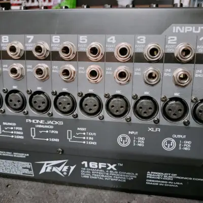 Peavey 16FX 16 Channel Mixer w/ FX | Reverb
