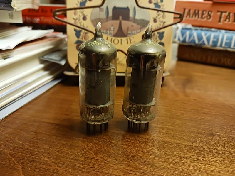 Matching Pair Of 1959 Lorenz EF89 / 6DA6 FM Vacuum Tube Made | Reverb