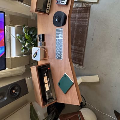 Professional Studio Workstation Desk - Custom Mahogany Build | Reverb