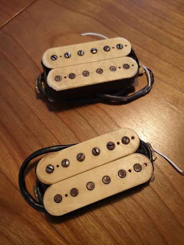 DiMarzio Vintage Humbuckers Set PAF 1970's Cream | Reverb