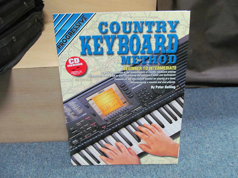 Country Keyboard Method Beginner to Intermediate Book and CD | Reverb