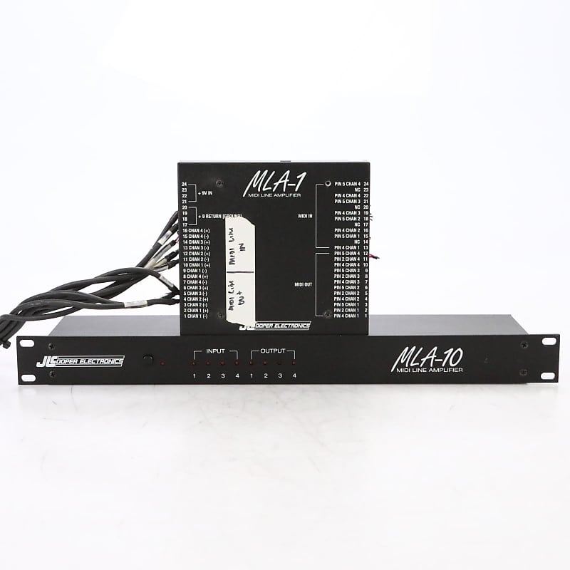 JL Cooper Electronics MLA-10 4 Input / 4 Output MIDI Line | Reverb