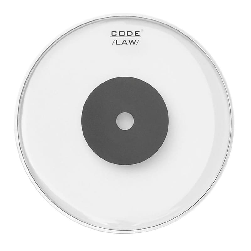 Code Law Drum Heads - Clear Black Dot-14" | Reverb UK