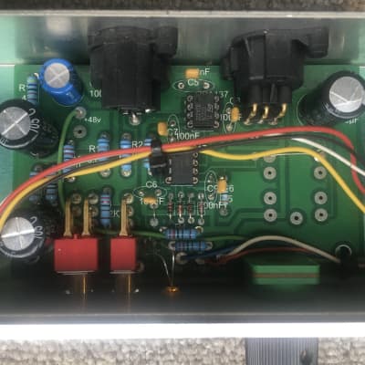 DIY 2 channel Microphone preamp - Green | Reverb