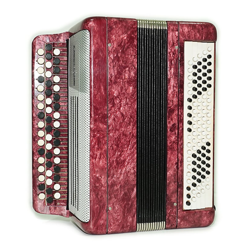 Tulskiy Russian Bayan Tula, 3 Row Chromatic Button Accordion, | Reverb