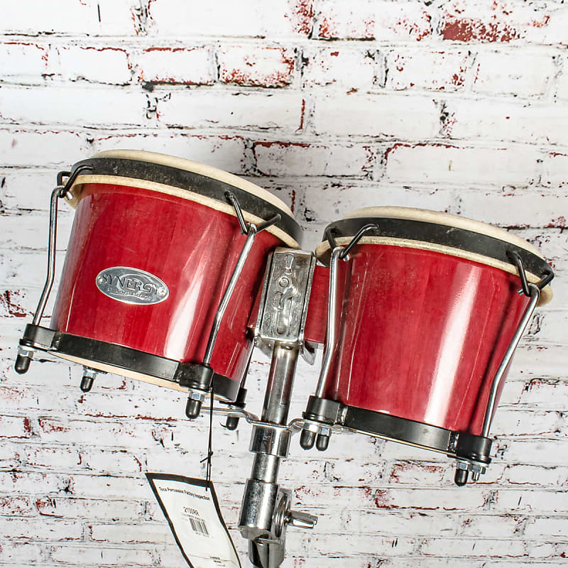 Toca - Synergy Bongos - Bongos with Stand, Wine Red - x0853 - | Reverb