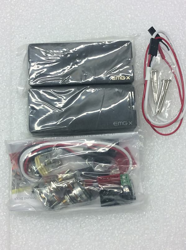 1 set of EMG 707X 60 -7x active 7 string guitar humbucker | Reverb