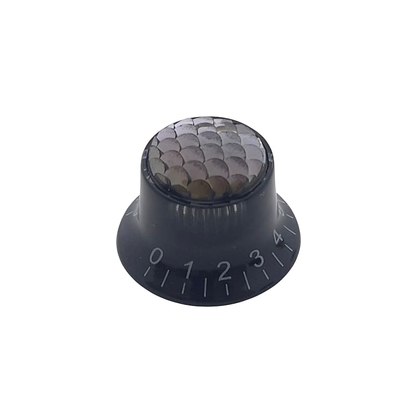 Dragon Scales (Black) - Custom Guitar Knobs - Black Top Hat - | Reverb