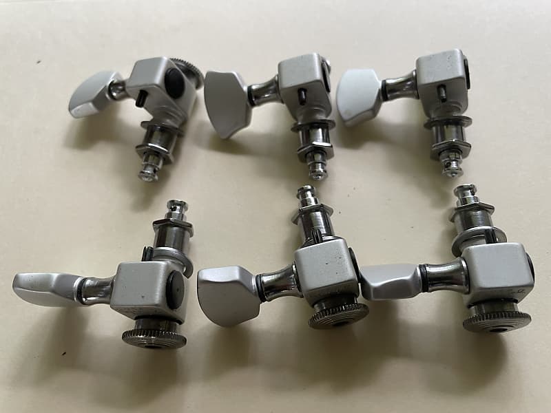 Sperzel 3x3 Locking Tuners Satin/Chrome | Reverb