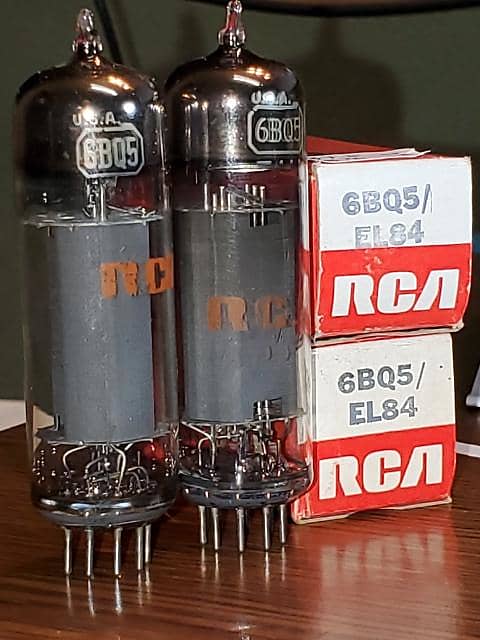 6BQ5/EL84 RCA NOS/NIB Maximatcher2 matched pair (2)tube lot | Reverb