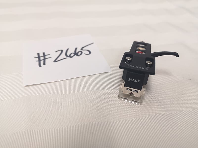 Shure M44-7H Professional DJ Scratch Cartridge On Technics | Reverb