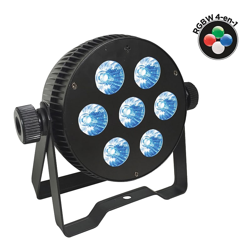 Power Lighting Par Slim 7x10w Quad - Par Slim 7 Leds de 10W | Reverb