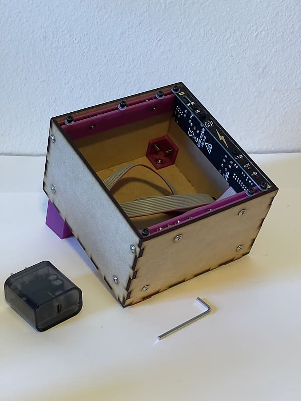 24hp Eurorack Case With 2hp Rakit GO! USB-C Power Supply | Reverb