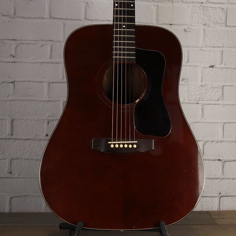Guild D25M Dreadnought 1978 USA w/Guild Case #178110 | Reverb
