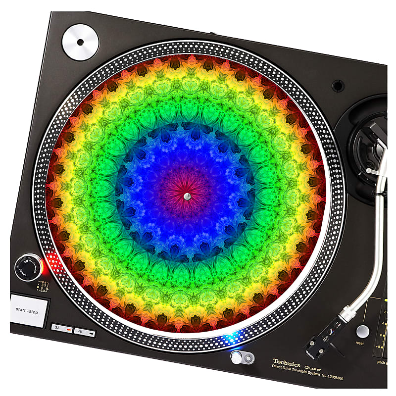 Sunshine Design Reggae Tie Dye DJ Turntable Slipmat for LP | Reverb