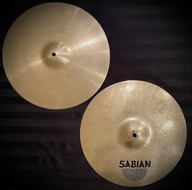 UFIP/Sabian 14” Ajaha Top/HHX Evolution Bottom Hi Hats - | Reverb