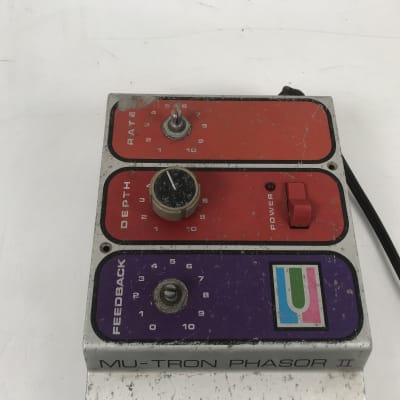 Musitronics MU-TRON PHASOR II Guitar Effects Pedal Vintage | Reverb
