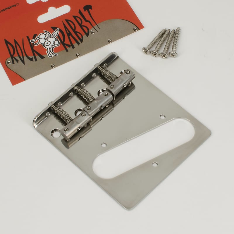 RockRabbit Toploader Titanium Telecaster Bridge | Reverb
