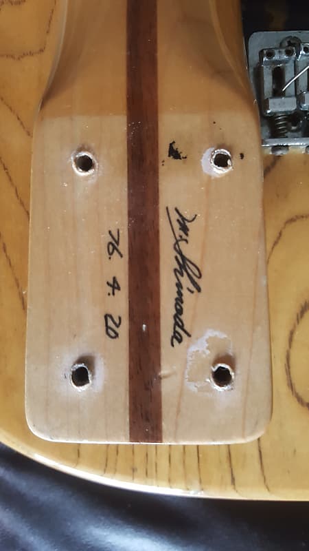 H.S. Anderson 1976 Mad Cat Telecaster 1976 Vintage Maple | Reverb UK