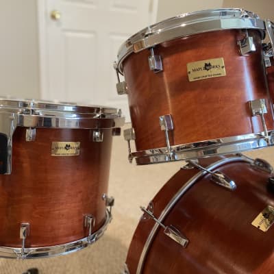 MapleWorks Custom 5-Piece Drum Set w/ DW Hardware | Reverb