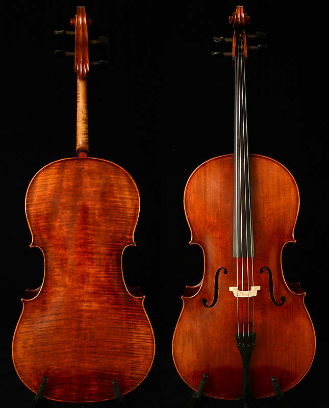 Stradivari 1712 Davidov Cello 200-year old Spruce Master | Reverb