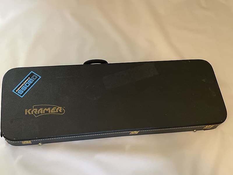 1980's Kramer Focus Pacer Guitar Black Tolex Hardshell Case | Reverb