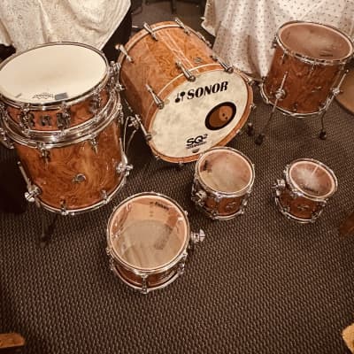 Sonor SQ2 Drum set High Gloss Walnut Root | Reverb