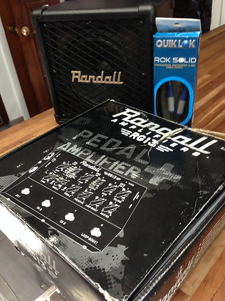 Randall RG13 3 ch 1w pedal + RG8 cab Package 2013 Black | Reverb