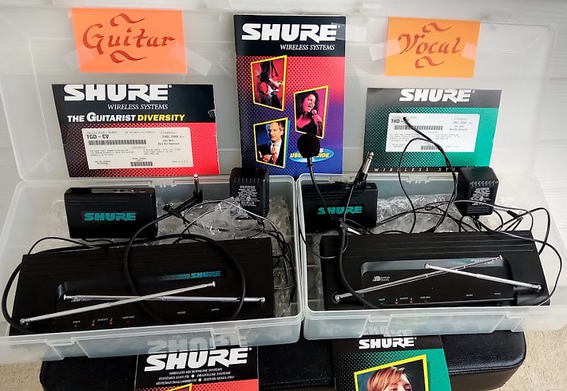 Shure Wireless 1990's Diversity Systems(2-Total)"T Series" | Reverb