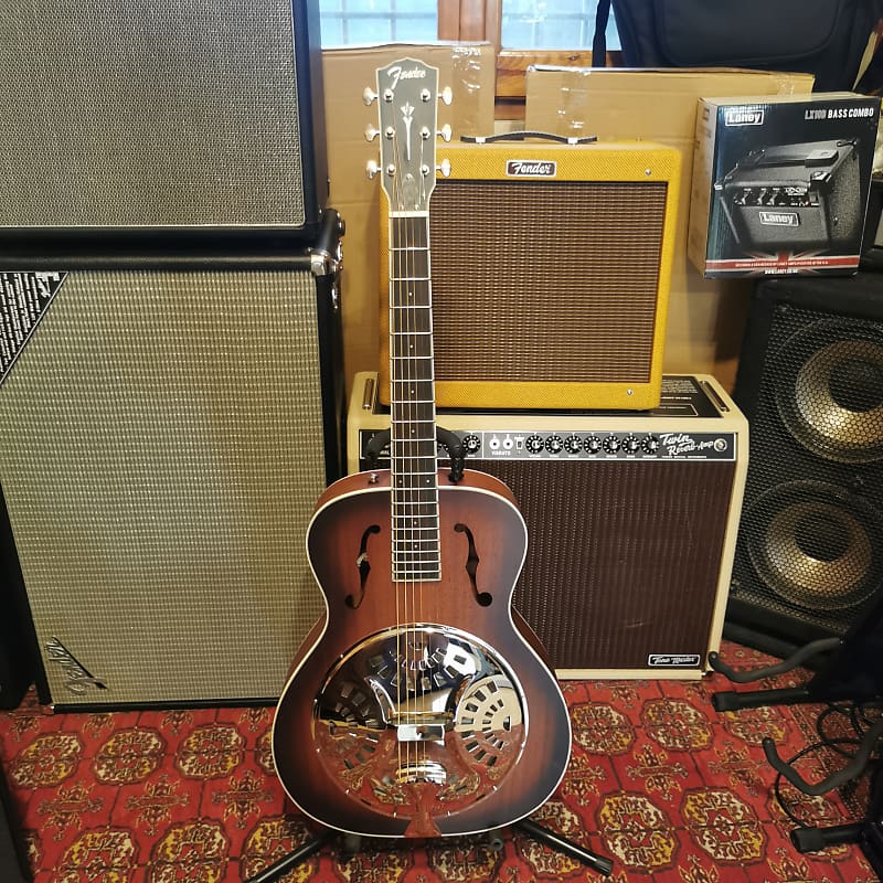 Fender pr 180e resonator 2022 | Reverb